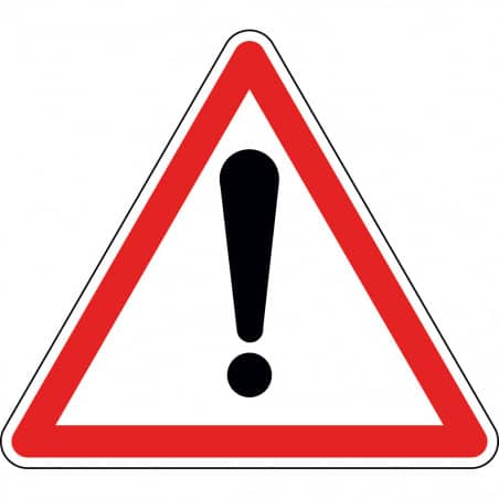 Panneau A14 - Autres dangers - Dès 39,00 € HT